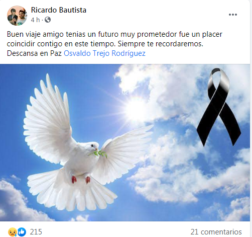 Falleció el actor de doblaje Osvaldo Trejo Rodríguez a sus 32 años ...